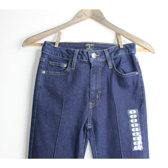 Just Black | Jeans | Just Black Denim Front Pintuck Dark Open Hem ...